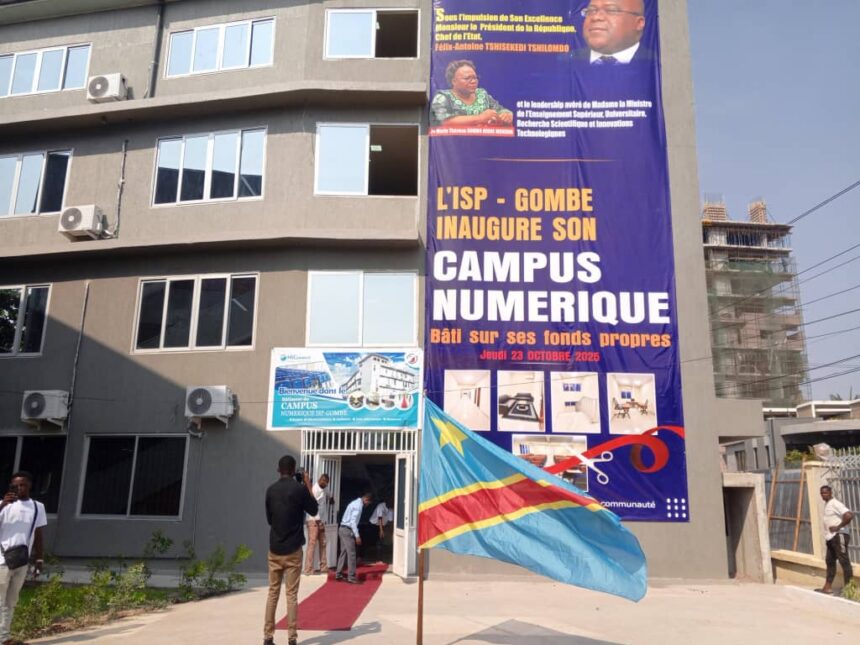 RDC : ISP-Gombe inaugure le campus numérique - numerico.cd